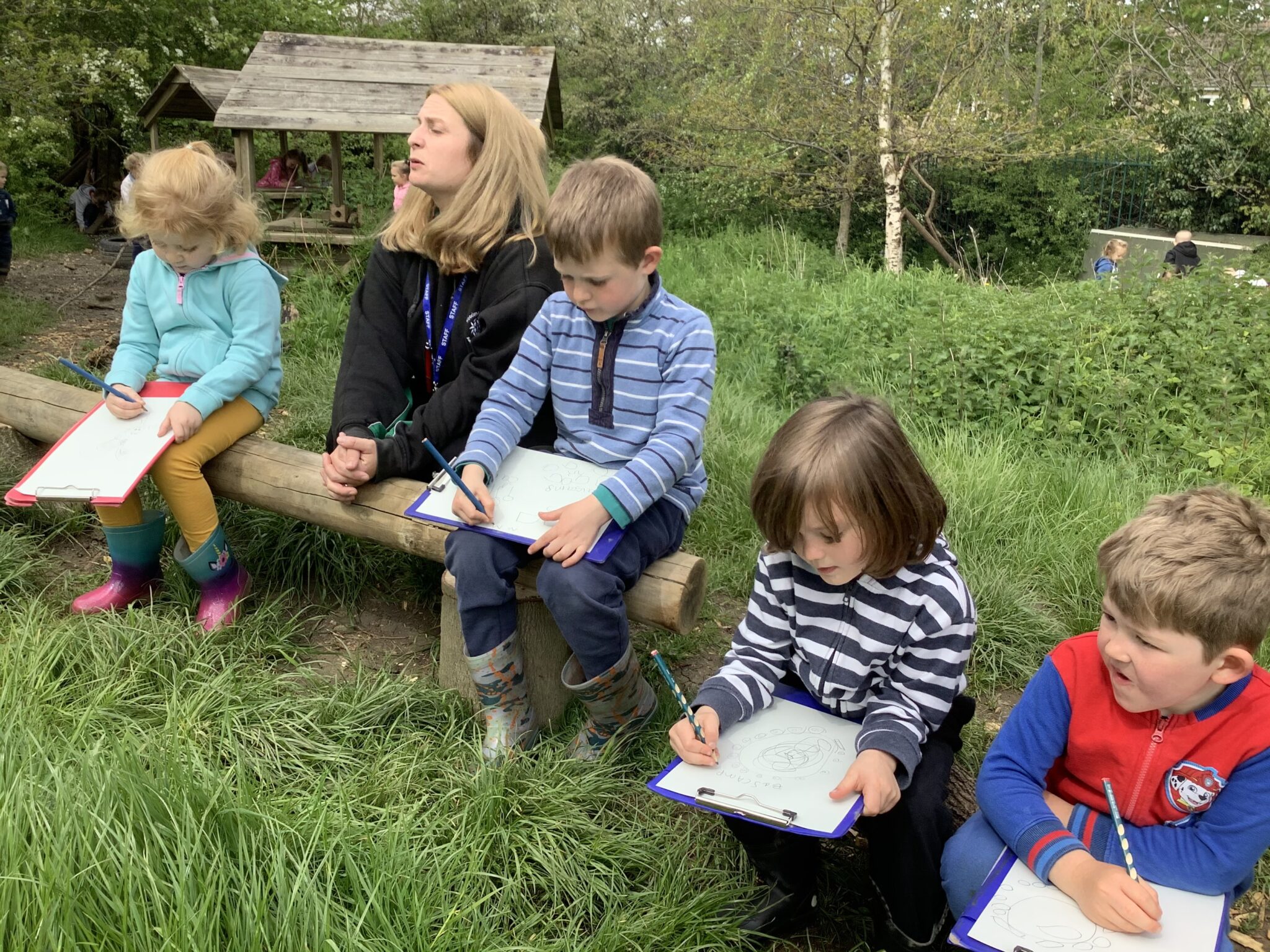 Outdoor Learning - Reception - Woodmancote School